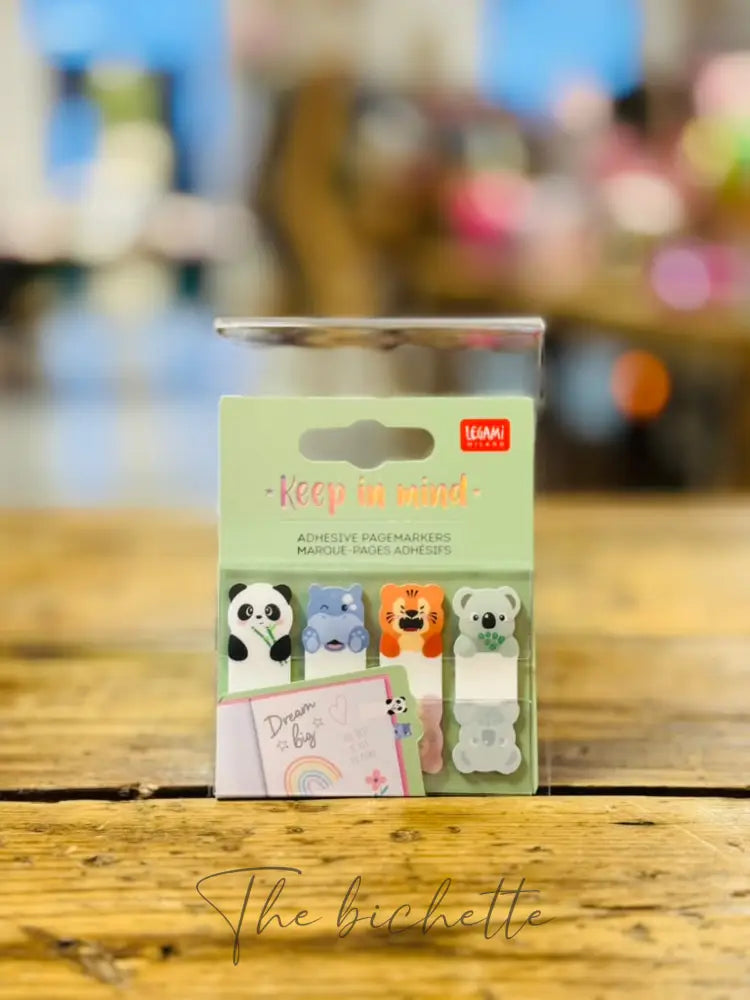 Cute Animals Adhesive Bookmarks • Keep in Mind • Legami – The bichette