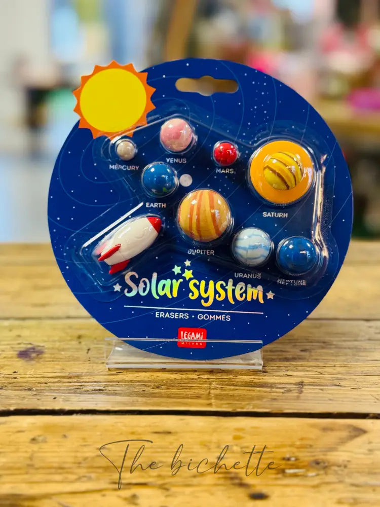 Set de 9 Gommes • Solar System • Legami – The bichette