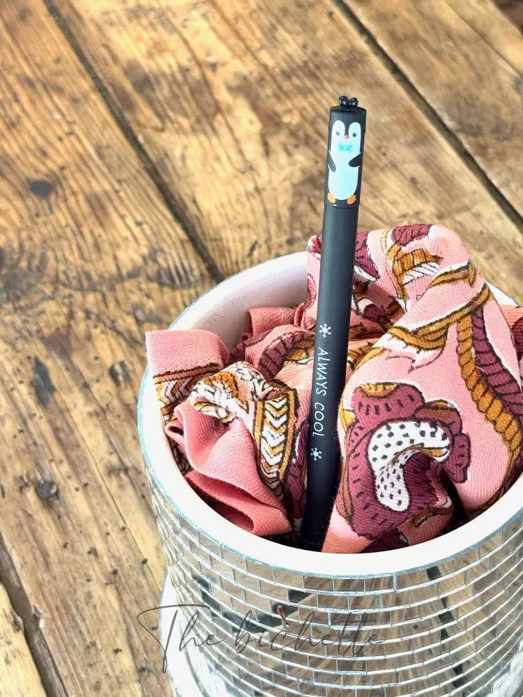 Stylo gel effaçable Pinguin • Legami – The bichette